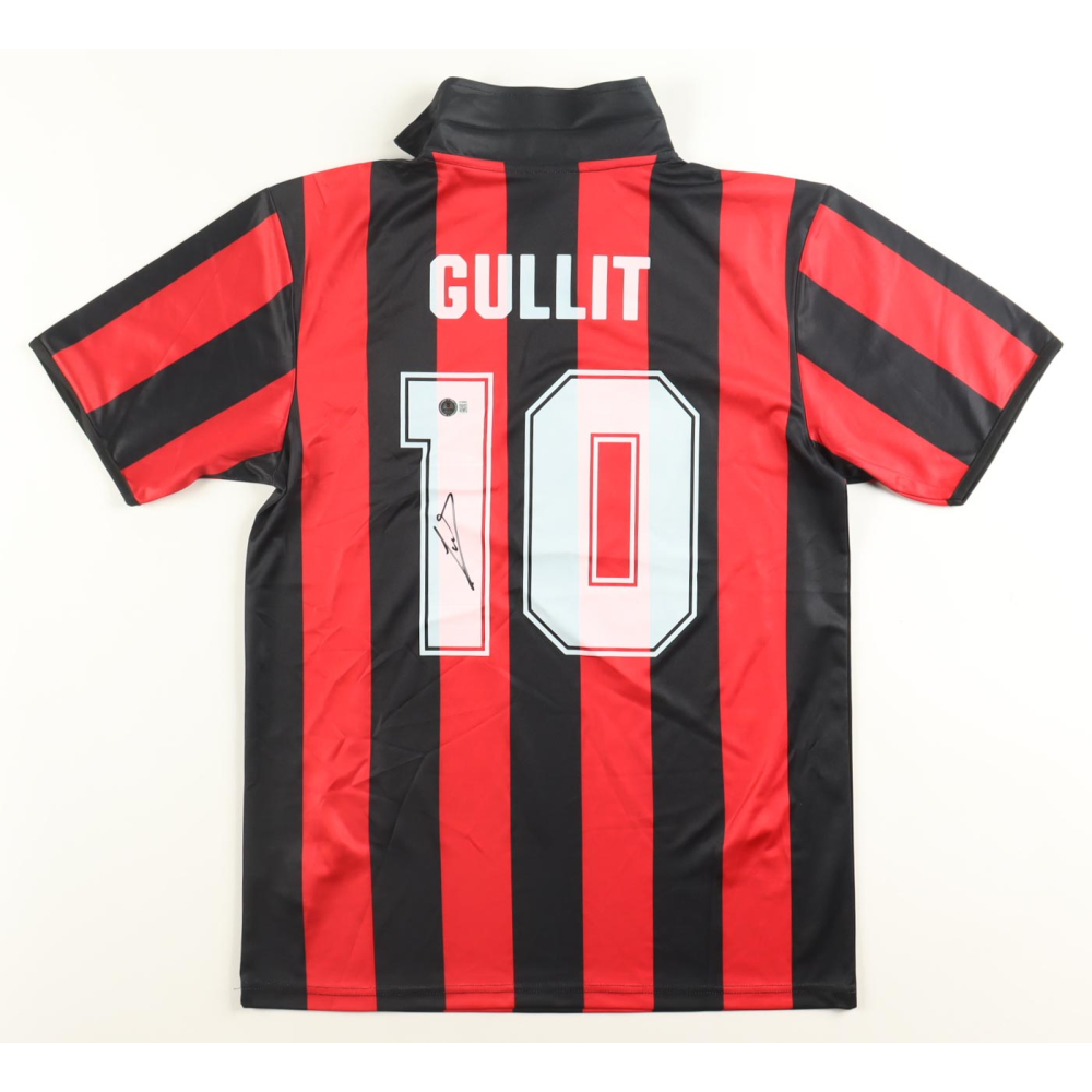 Ruud Gullit Signed AC Milan Adidas Authentic Jersey (Beckett ...