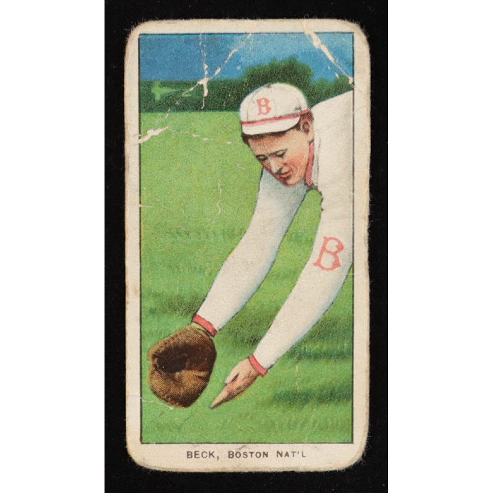 Fred Beck 1909-11 T206 Piedmont Cigarettes Portrait #27 | Pristine Auction