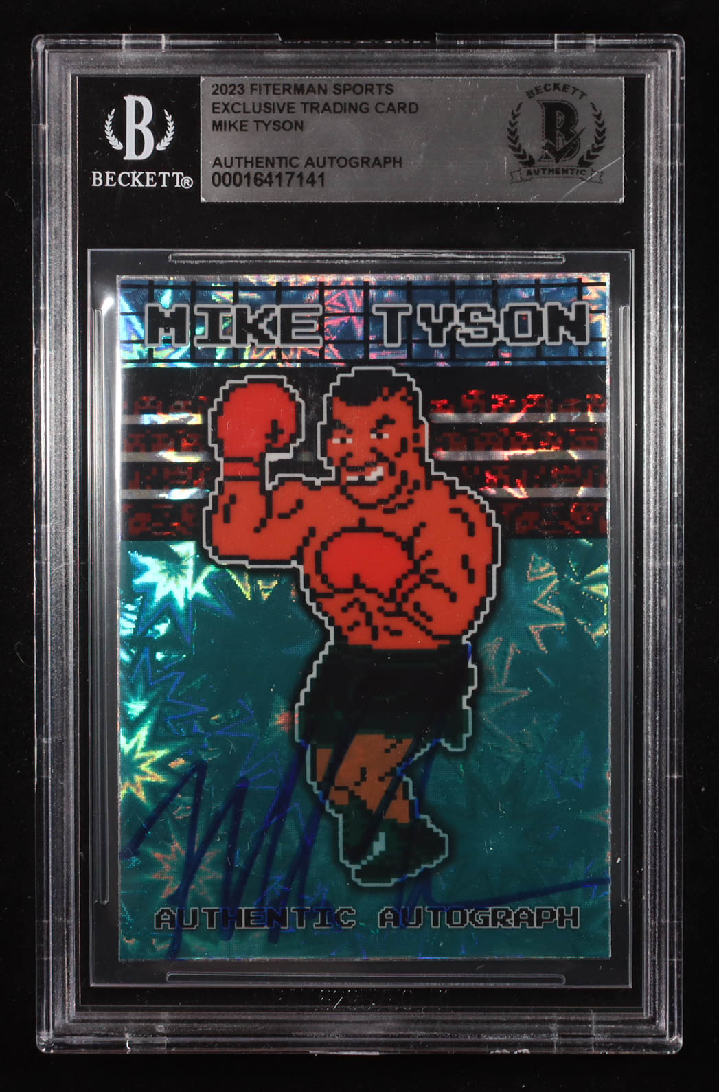 Mike Tyson Signed 2023 Fiterman Sports Exclusive Trading Card (BGS ...