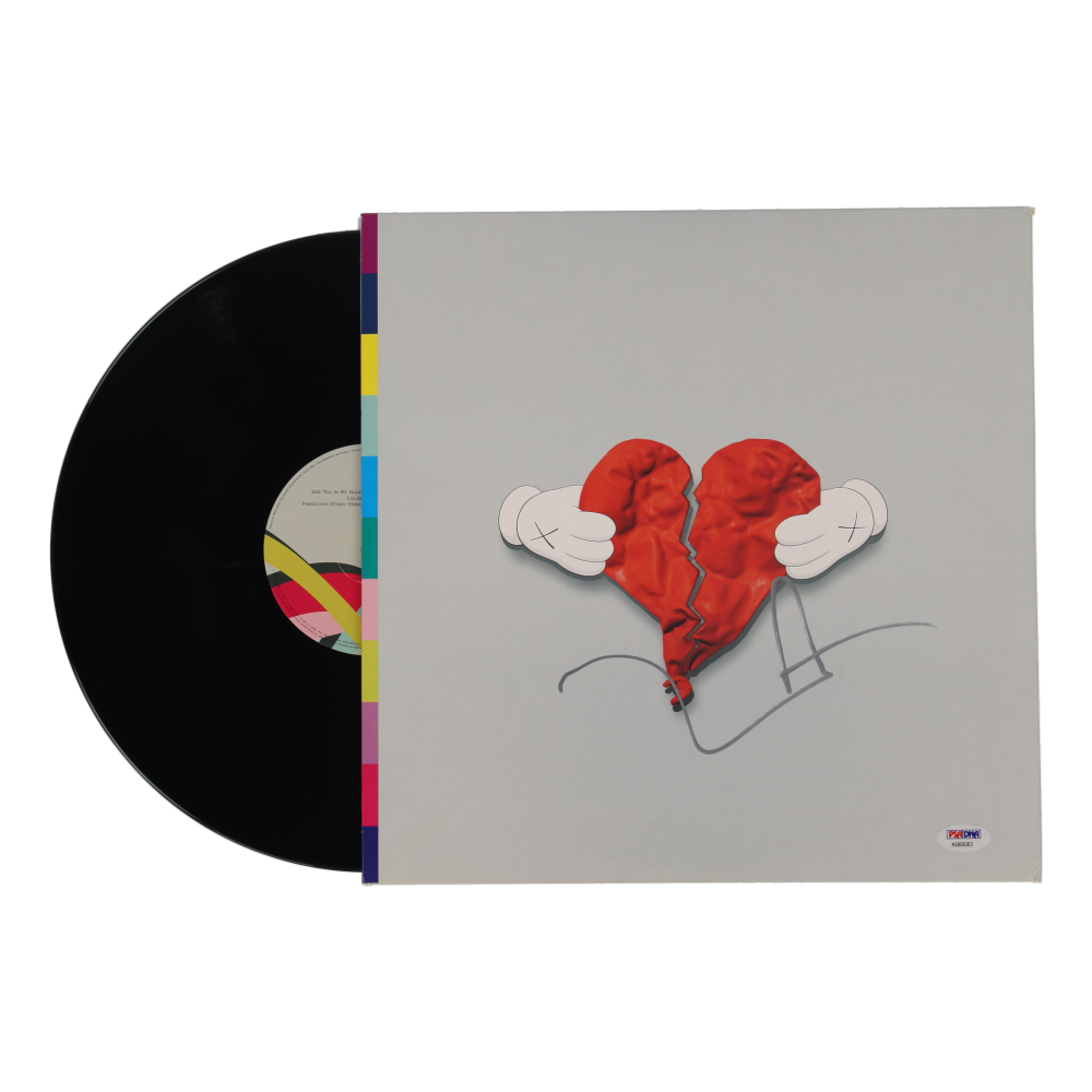 Kanye West Signed "808s and Heartbreak" Vinyl Record Album (PSA ...
