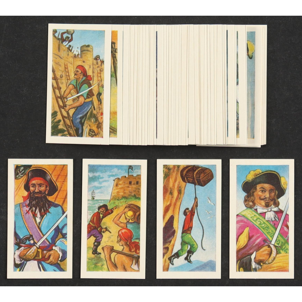 1959 Cadet Sweets Buccaneers Complete Set of (50) Cards with Blackbeard ...