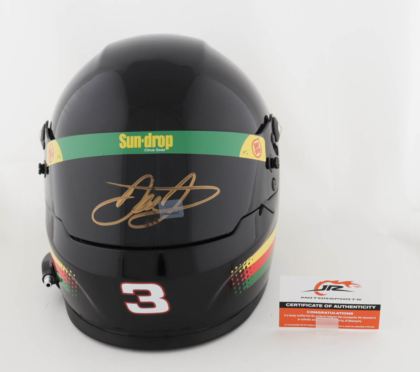 Dale Earnhardt Jr. Signed NASCAR Sun Drop Full-Size Helmet (Dale Jr ...