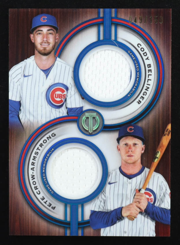 Cody Bellinger / Pete Crow-Armstrong 2025 Topps Tribute #TPDR-BCA Dual ...