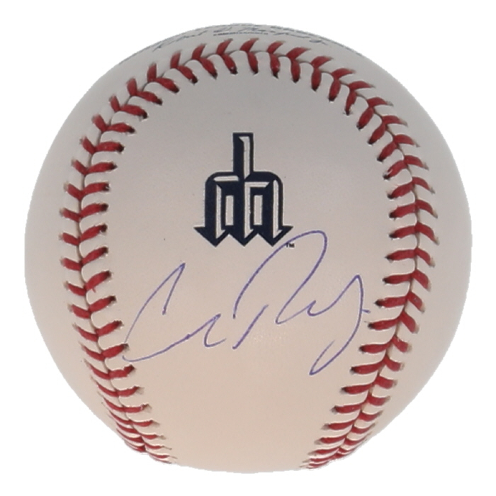 Cal Raleigh Signed OML Mariners Logo Baseball (JSA) | Pristine Auction
