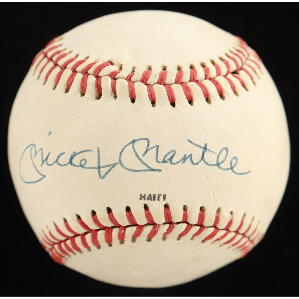 Mickey Mantle Signed OMML Baseball (Beckett) | Pristine Auction
