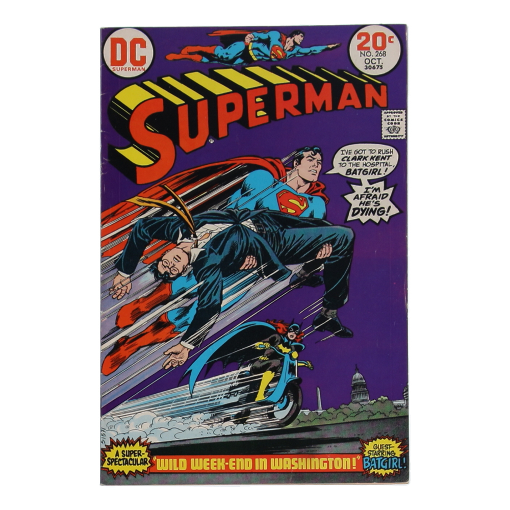 1973 "Superman" Issue #268 DC Comic Book | Pristine Auction