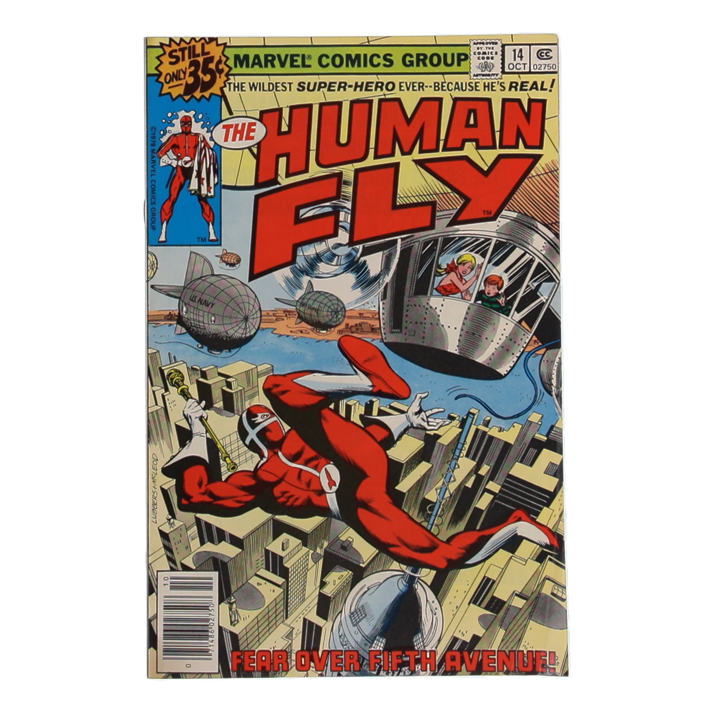 1978 "The Human Fly" Issue #14 Marvel Comic Book | Pristine Auction