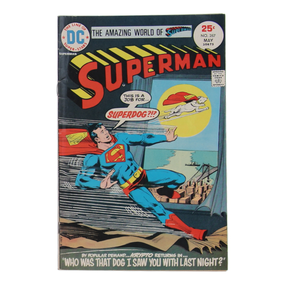 1975 "Superman" Issue #287 DC Comic Book | Pristine Auction