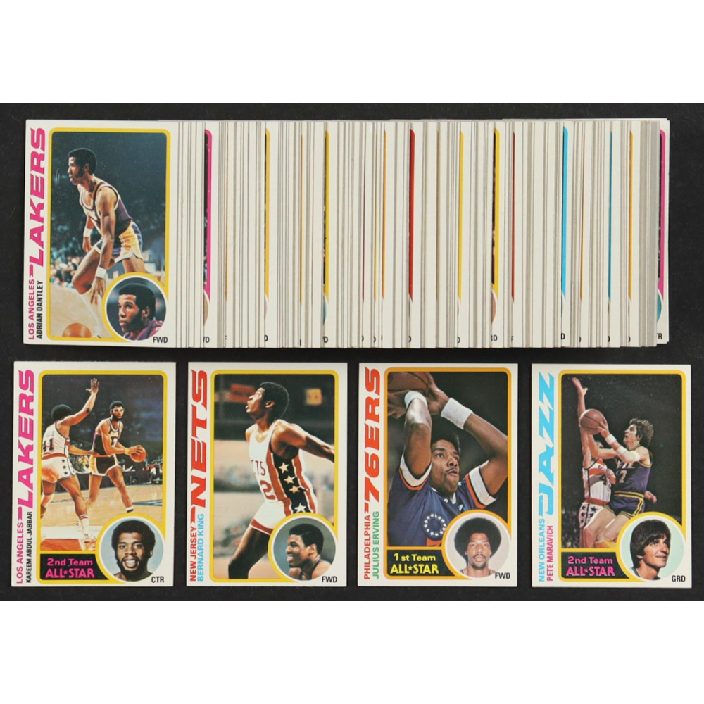 1978-79 Topps Basketball Cards Complete Set Of (132) With Julius Erving ...