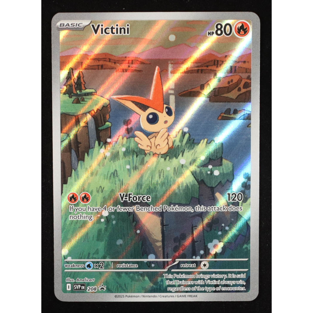 Victini 2025 Pokemon TCG Scarlet & Violet Promos #208 Holo | Pristine ...