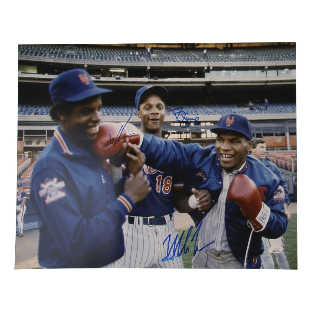 Mike Tyson, Doc Gooden & Daryl Strawberry Signed 16x20 Photo (JSA ...
