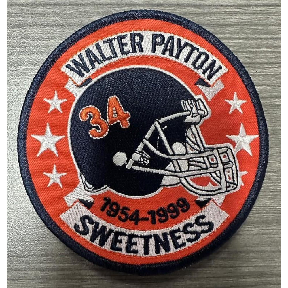 Walter Payton Bears 1954-1999 "Sweetness" Commemorative Patch ...