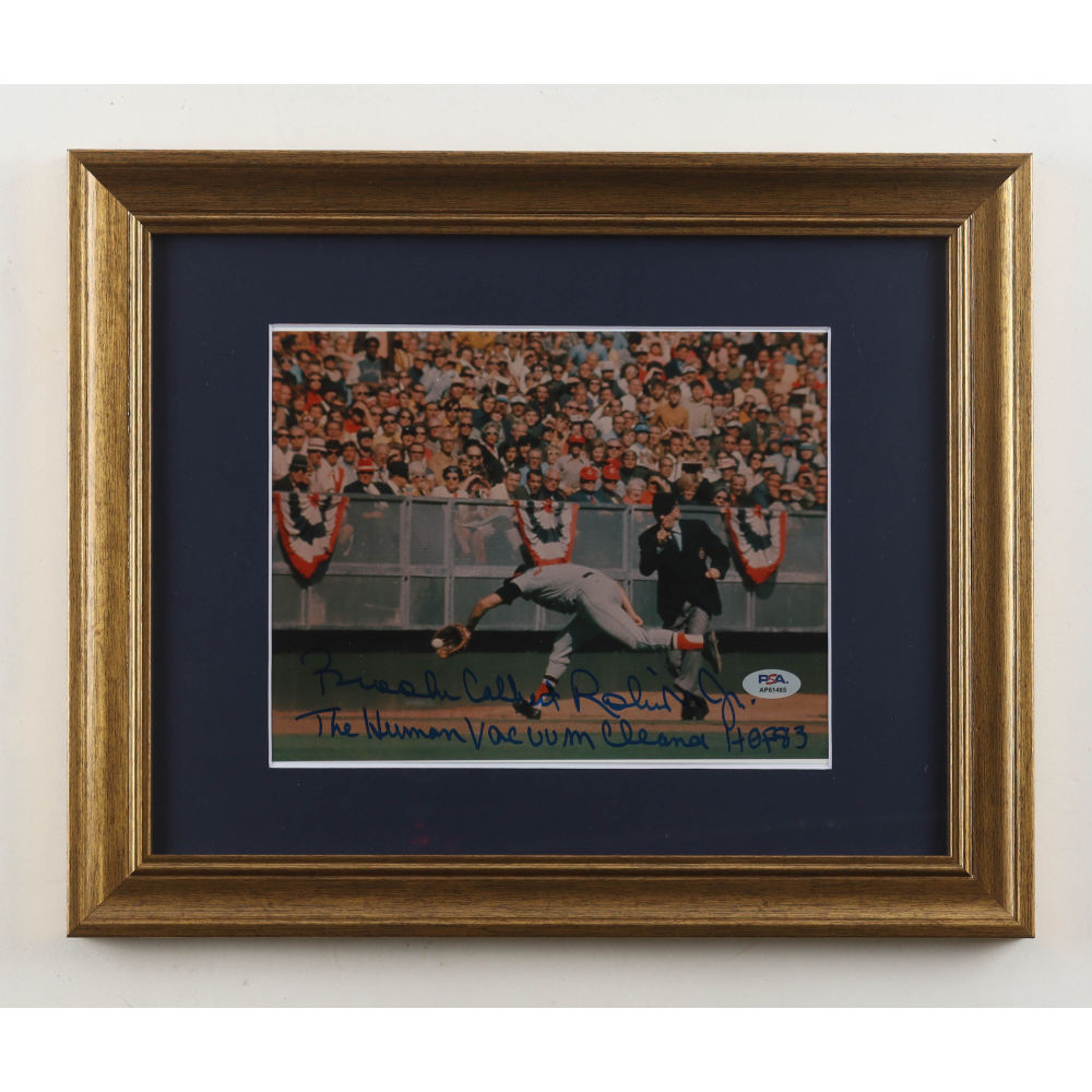 Frank Calvert Robinson Jr. Signed Custom Framed photo Display Inscribed ...