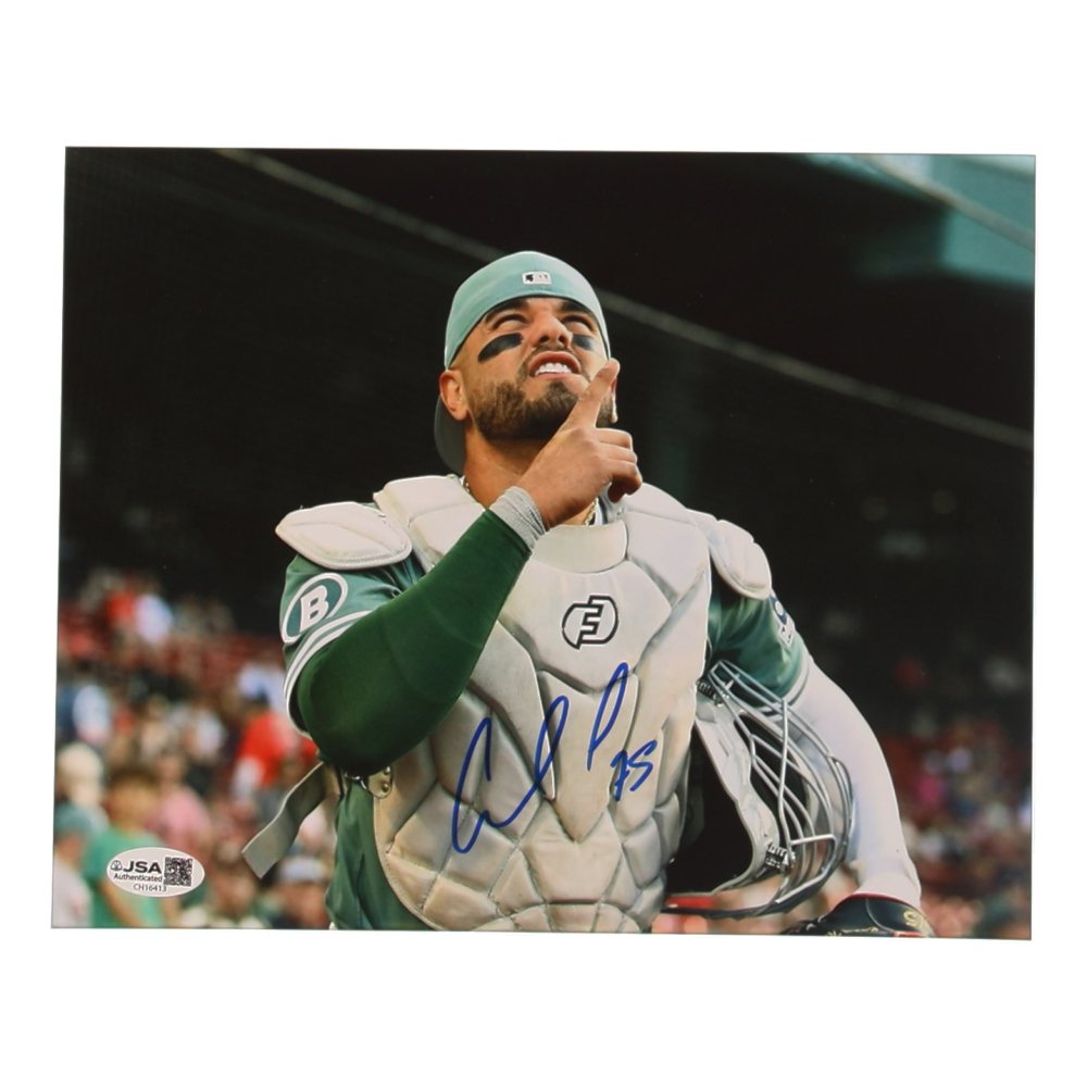Carlos Narváez Signed Red Sox 8x10 Photo (JSA) | Pristine Auction