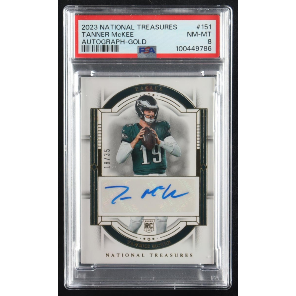 Tanner McKee 2023 Panini National Treasures Gold #151 Autograph #18/35 ...