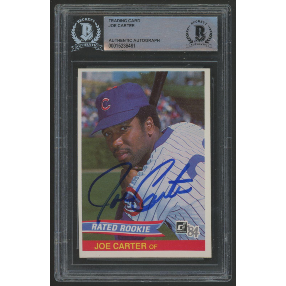 Joe Carter Signed 1984 Donruss #41 RC (BGS) | Pristine Auction