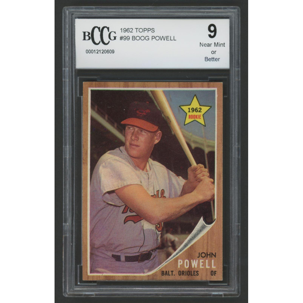 Boog Powell 1962 Topps #99 RC (BCCG 9) | Pristine Auction