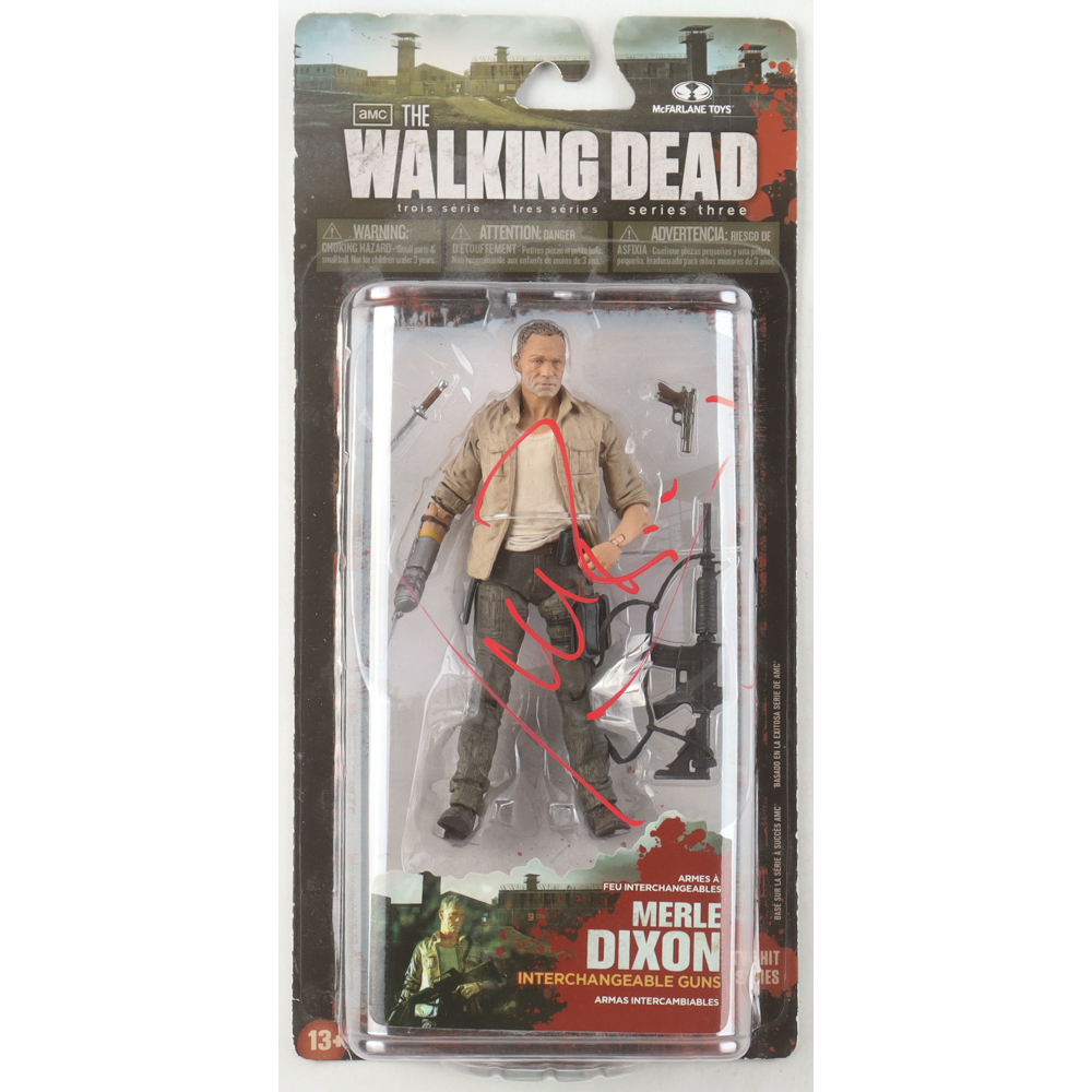 Michael Rooker Signed "The Walking Dead" Merle Dixon Interchangeable ...