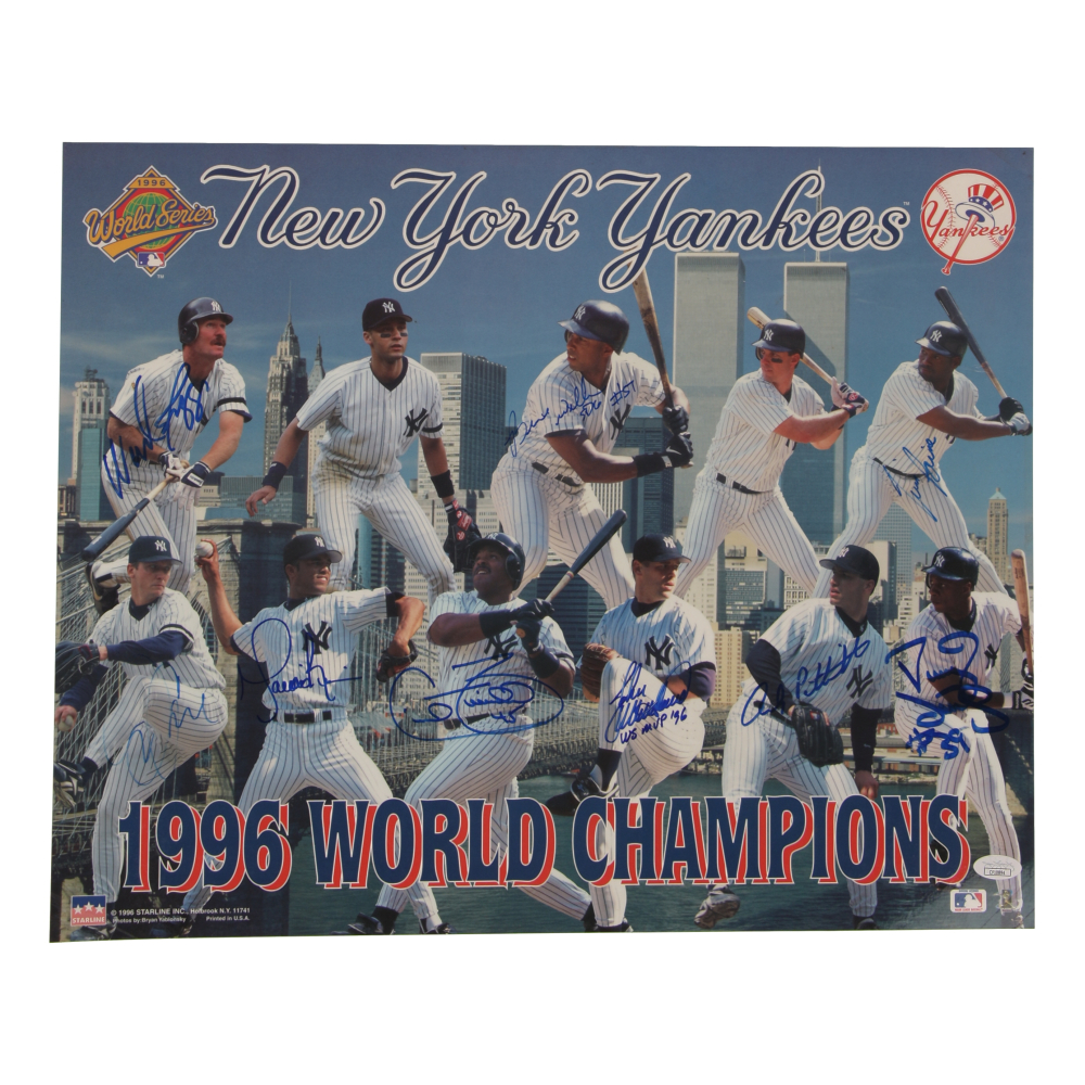 1996 Yankees | 16x20 Photo Team-Signed by (9) with Wade Boggs, Mariano ...