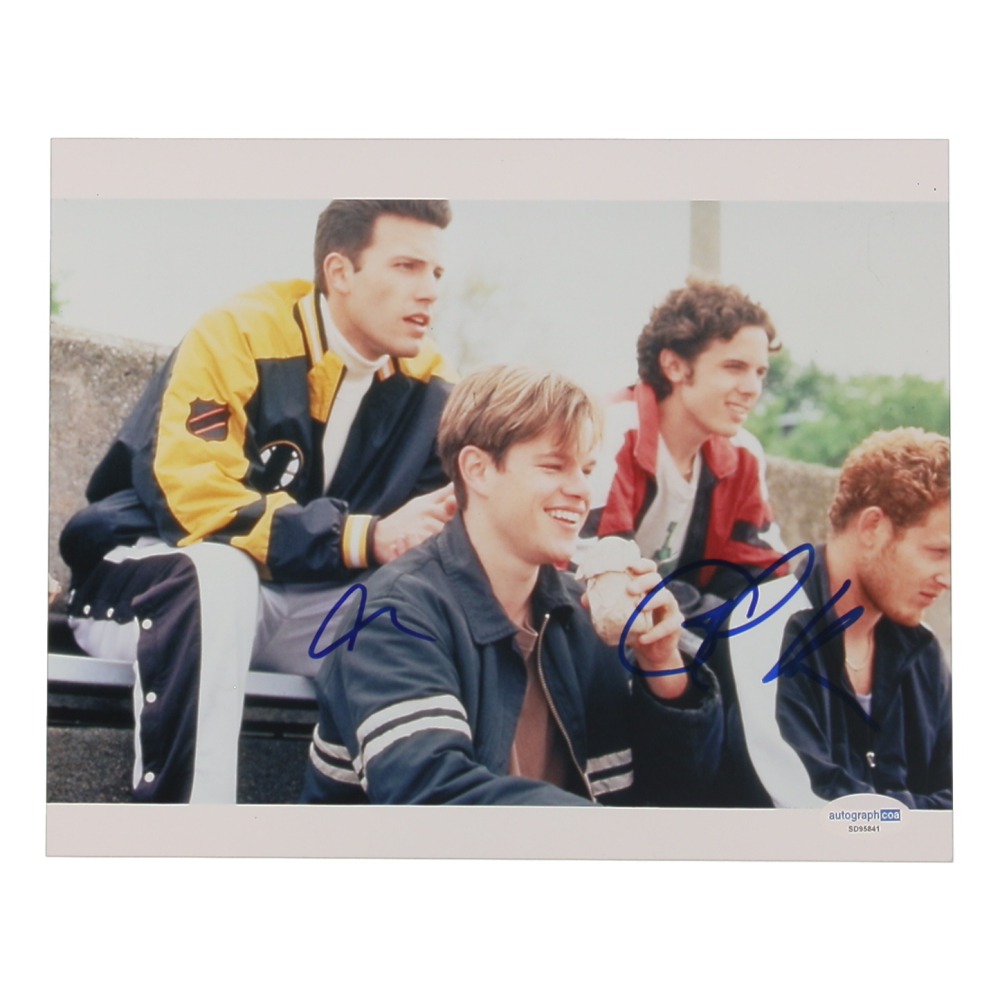 Casey Affleck & Cole Hauser Signed "Good Will Hunting" 8x10 Photo (ACOA ...