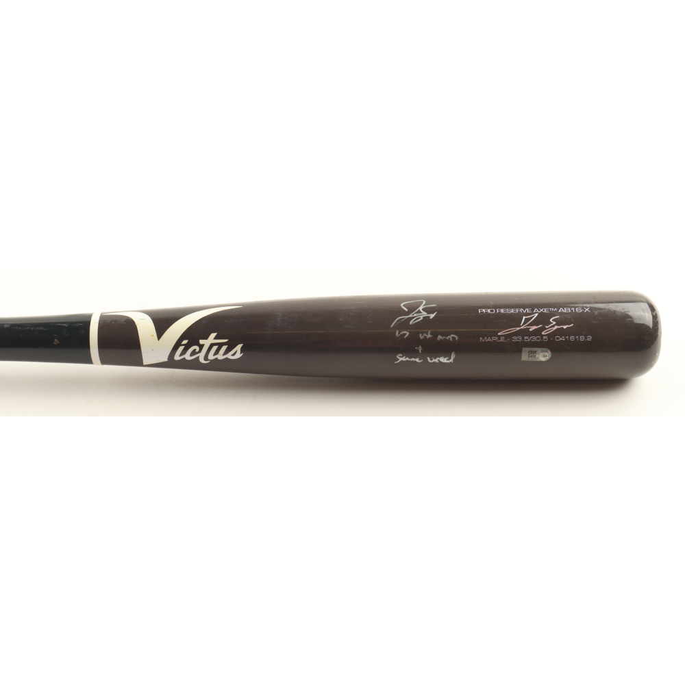 George Springer Signed Game-Used Victus Player Model Baseball Bat ...