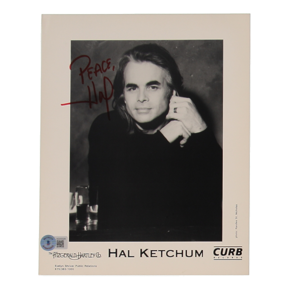 Hal Ketchum Signed 8x10 Photo Inscribed "Peace" (Beckett) | Pristine ...