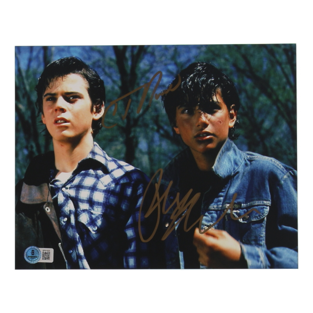 Ralph Macchio & C. Thomas Howell Signed "The Outsiders" 8x10 Photo ...