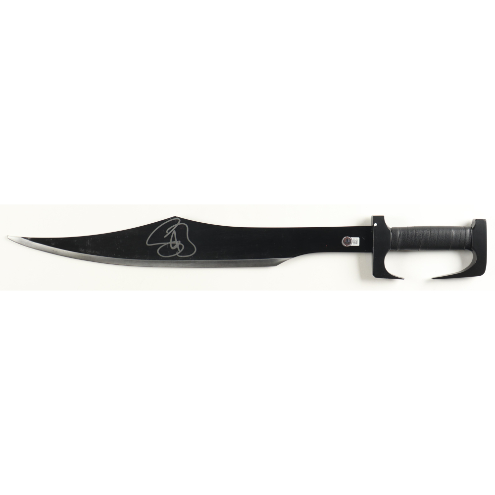 Gerard Butler Signed "300" Full-Size Replica Spartan Warrior Sword ...