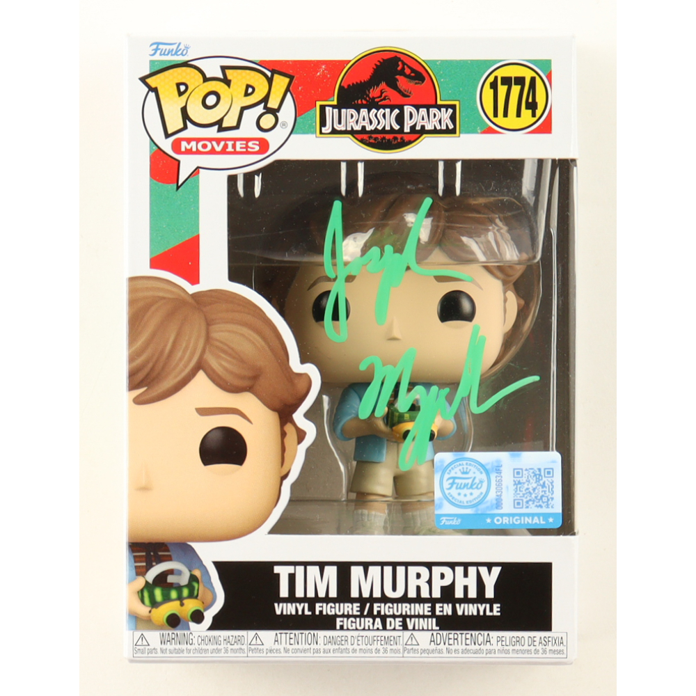 Joseph Mazzello Signed "Jurassic Park" #1774 Tim Murphy Funko Pop ...