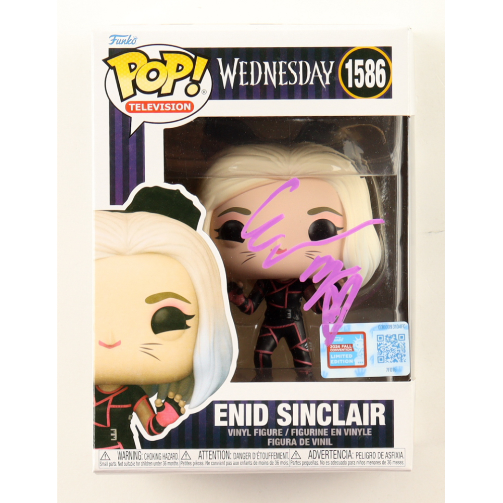 Emma Myers Signed "Wednesday" #1586 Enid Sinclair Funko Pop! Vinyl ...
