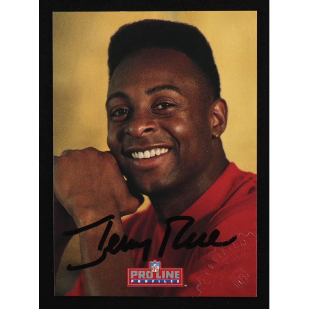 Jerry Rice 1992 Pro Line Profiles Autographs #54 | Pristine Auction