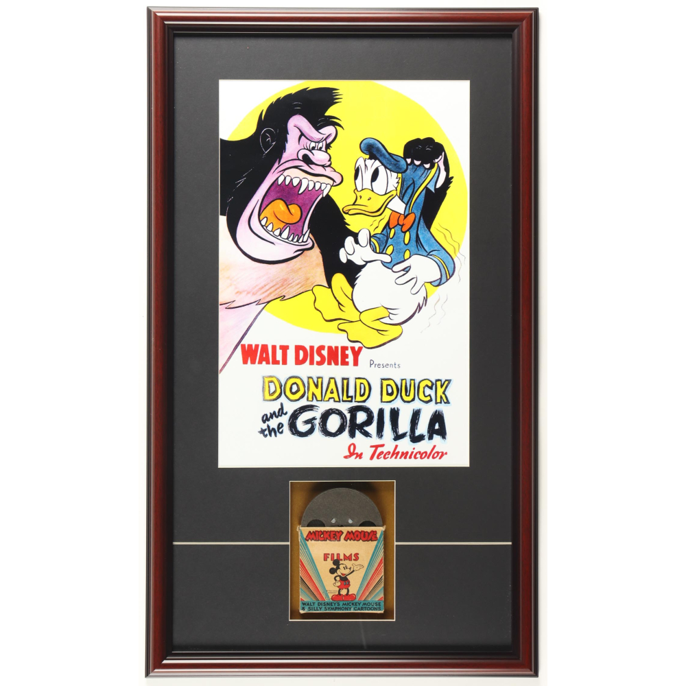 "Donald Duck and the Gorilla" Custom Framed Poster Display | Pristine ...