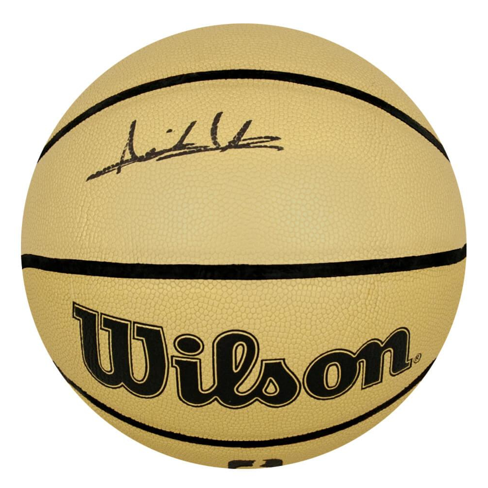 Isiah Thomas Signed Gold NBA Basketball (JSA) | Pristine Auction