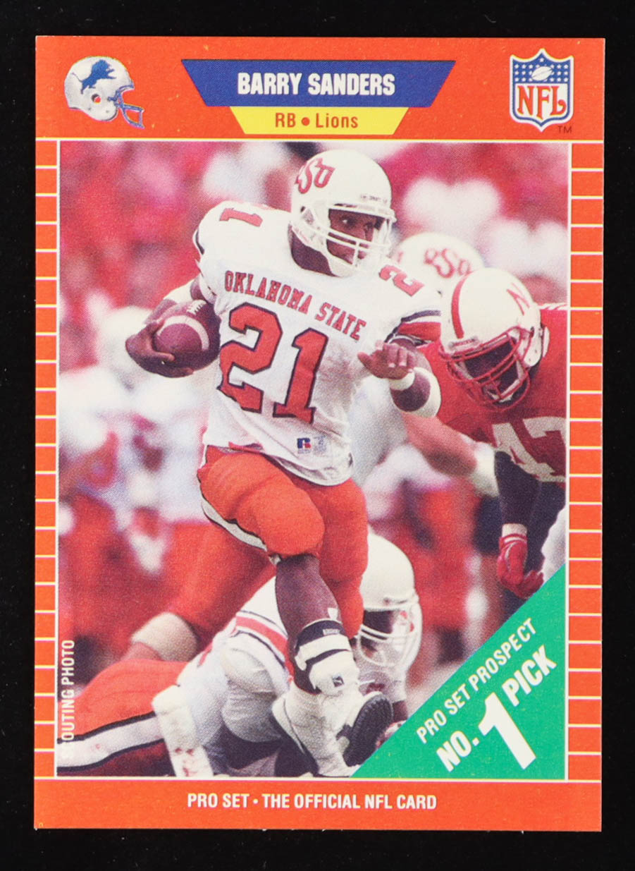 Barry Sanders 1989 Pro Set #494 RC | Pristine Auction