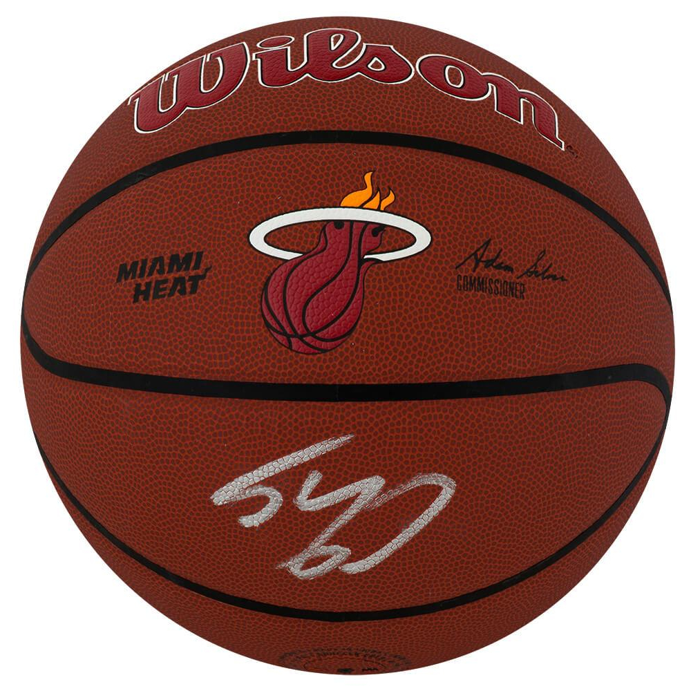 Shaquille O'Neal Signed Heat Logo NBA Basketball (Beckett) | Pristine ...
