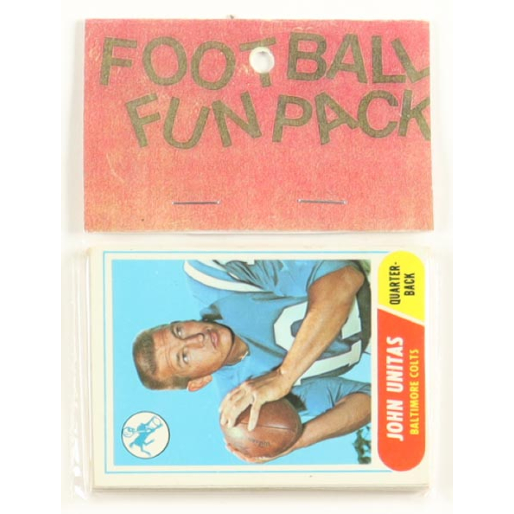 1968 Topps Football Card Fun Pack with (10) Cards | Pristine Auction