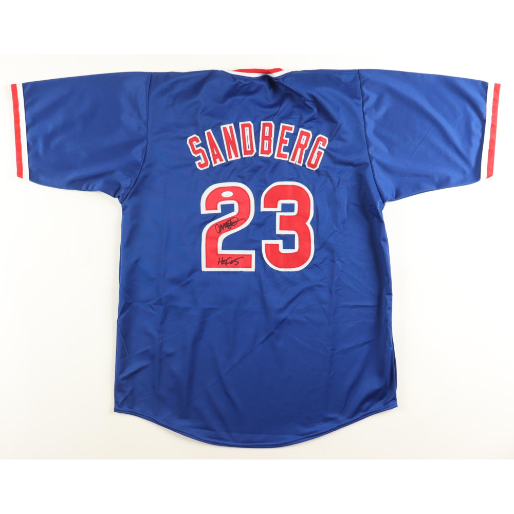 Ryne Sandberg Signed Jersey Inscribed "HOF 05" (JSA) | Pristine Auction