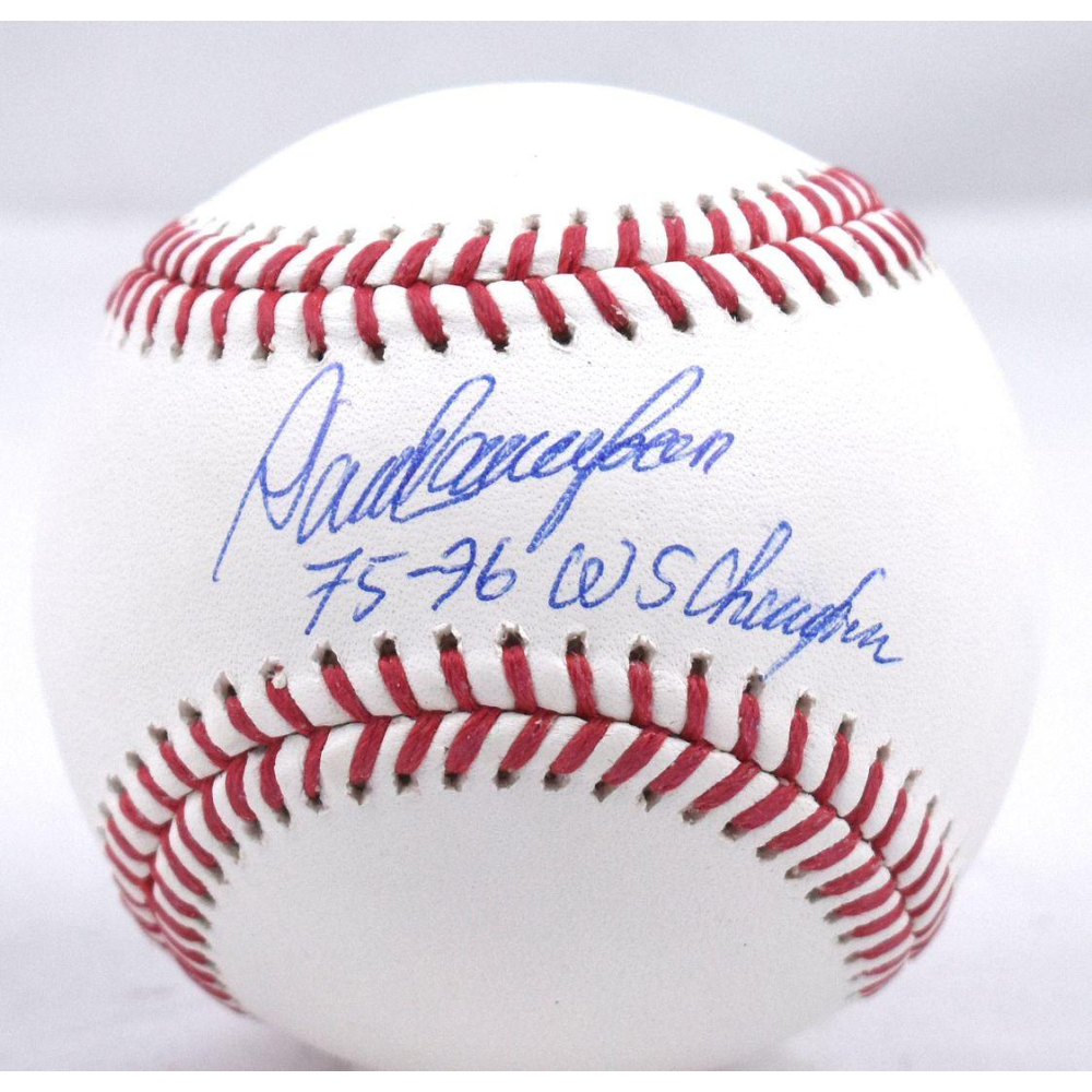 Dave Concepcion Signed OML Baseball Inscribed "75-76 WS Champs ...