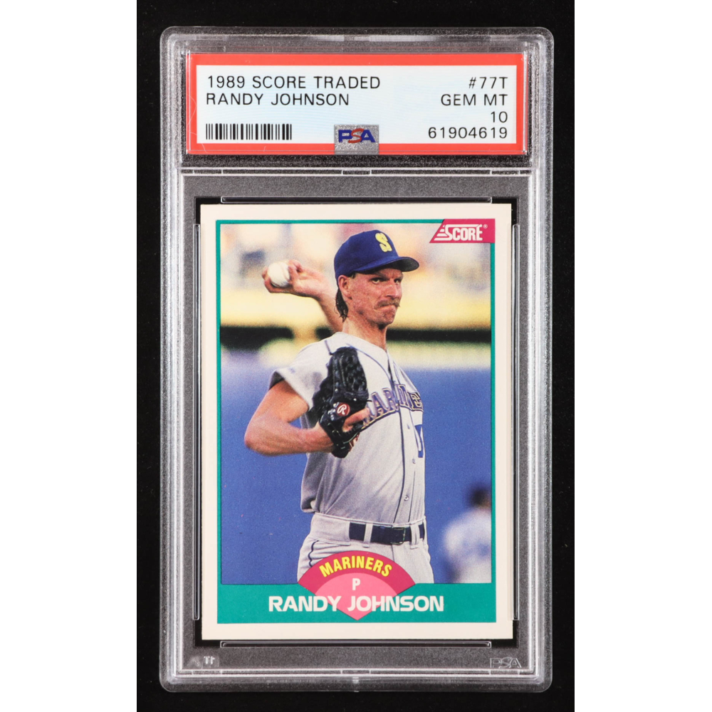 Randy Johnson 1989 Score Rookie/Traded #77T (PSA 10) | Pristine Auction