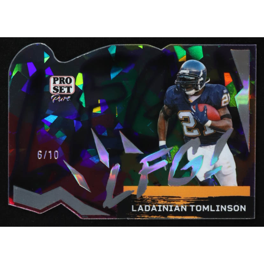 Ladainian Tomlinson 2024 Leaf Pro Set Pure LFG! Clear Crystal #LFGB42 ...