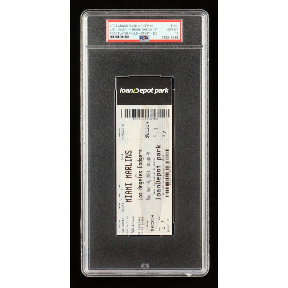 Shohei Ohtani 2024 Dodgers 1st 50/50 Player In MLB History Authentic ...