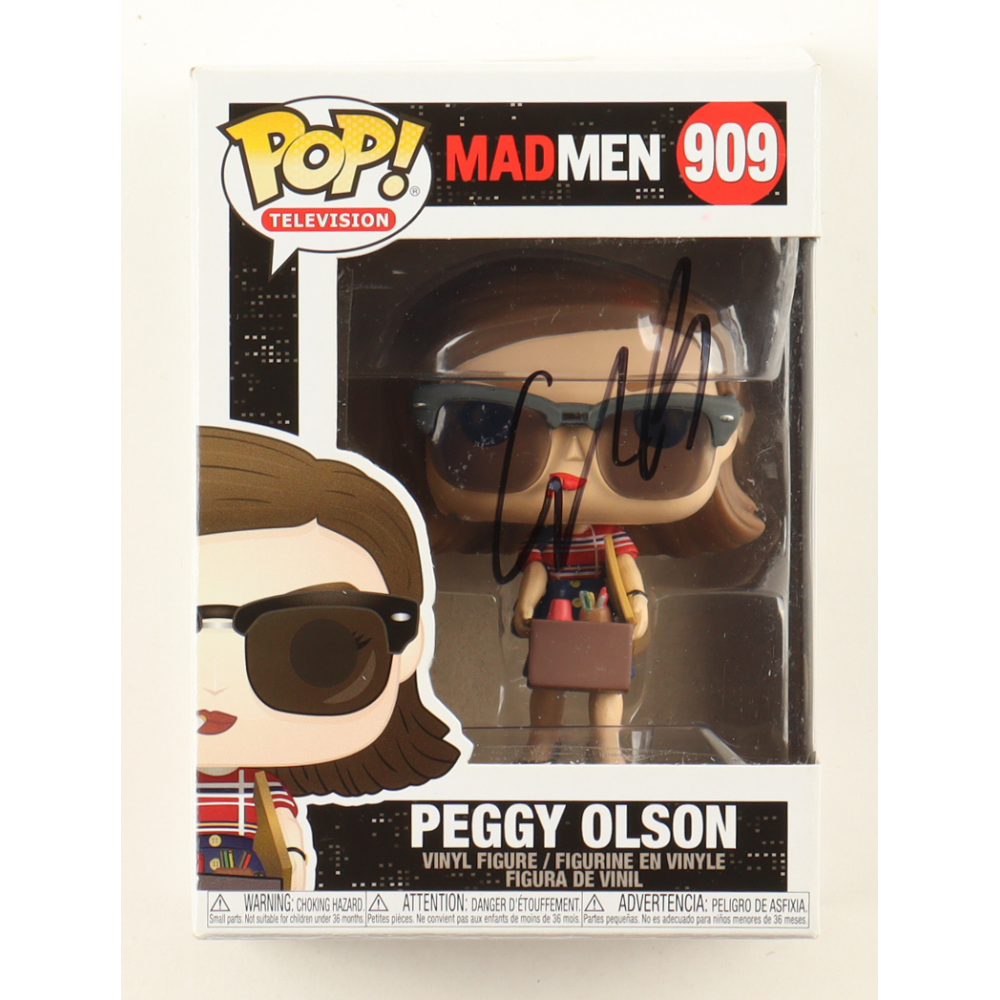 Elisabeth Moss Signed "Mad Men" #909 Peggy Olson Funko Pop Vinyl Figure ...