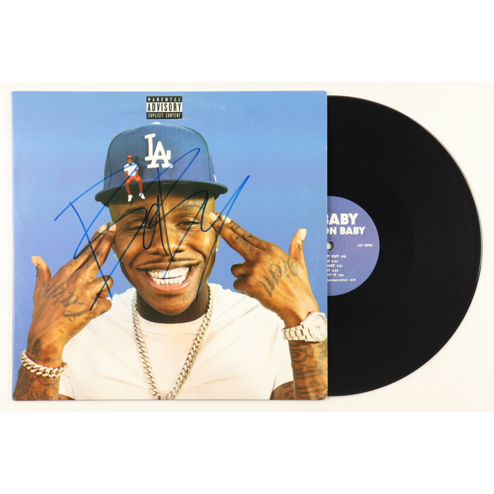 DaBaby Signed "Baby on Baby" Vinyl Record Album Cover (Beckett ...
