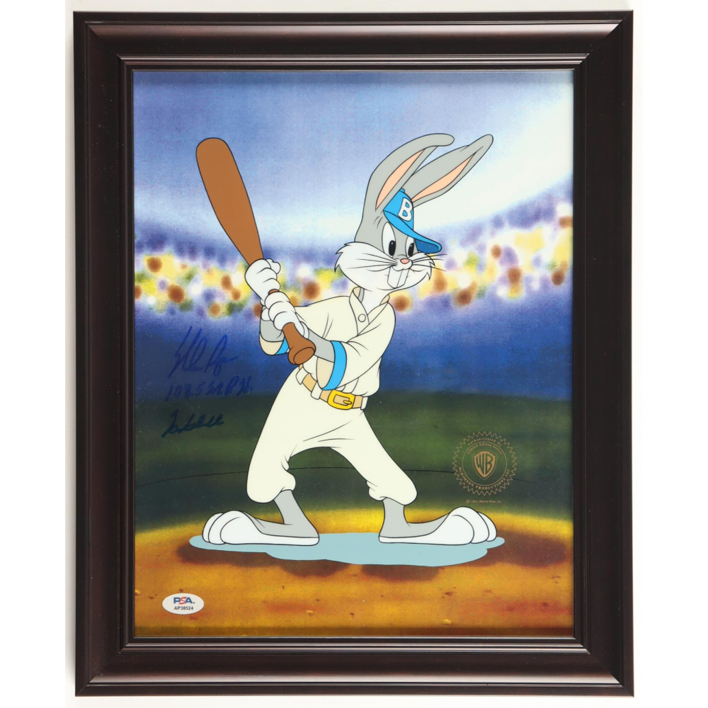 Nolan Ryan Signed 1992 Warner Brothers "Bugs Bunny At Bat" LE Animation ...