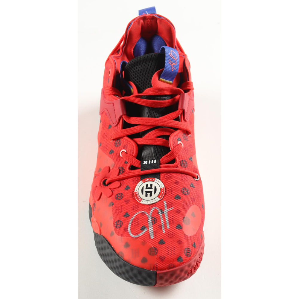James Harden Signed Adidas Harden Volume 6 Basketball Shoe (Beckett ...