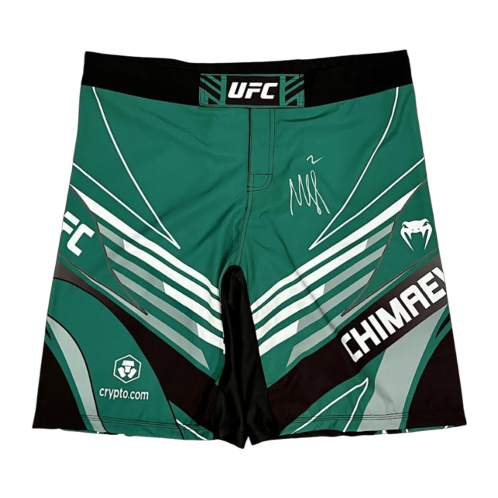 Khamzat Chimaev Signed UFC Venum Fight Trunks (PSA) | Pristine Auction