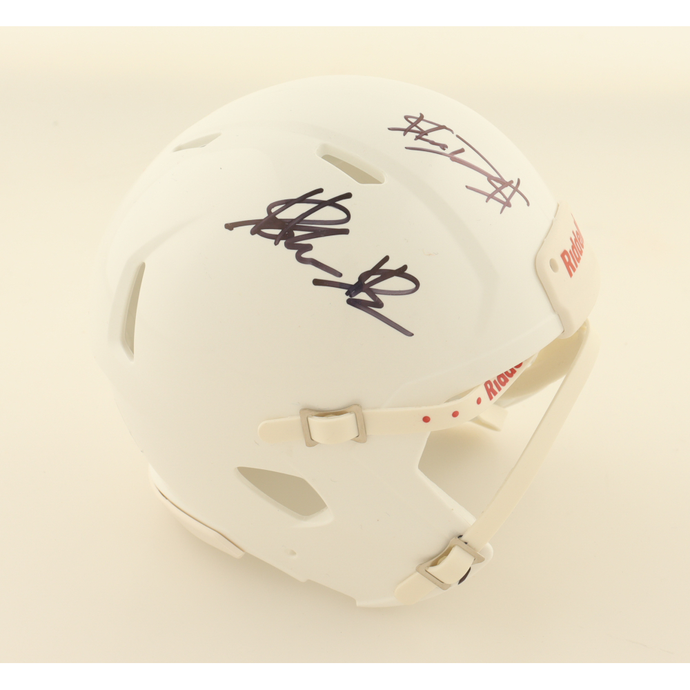 Shedeur Sanders & Shilo Sanders Signed Speed Mini Helmet (JSA ...