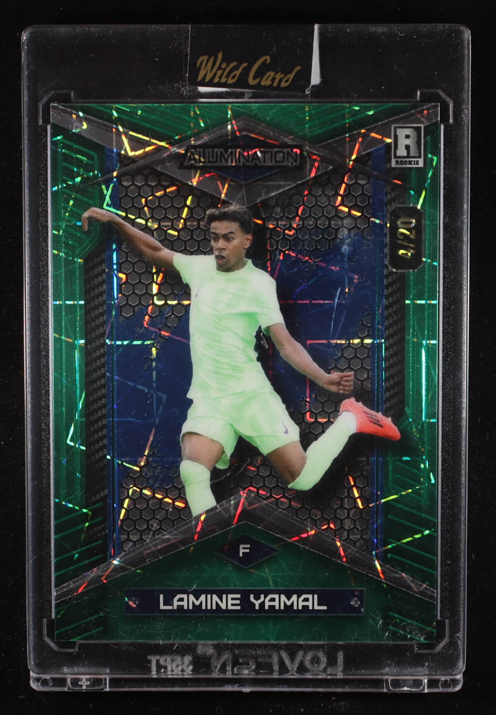 Lamine Yamal 2024 Wild Card Alumination Green Lazer #ABC-LY10 #04/20 RC ...