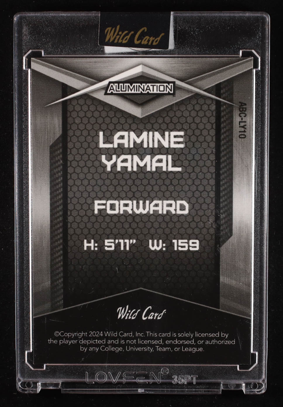 Lamine Yamal 2024 Wild Card Alumination Green Lazer #ABC-LY10 #04/20 RC ...