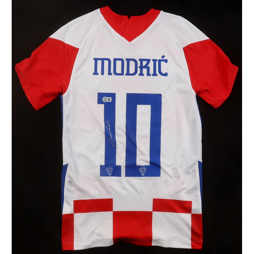 Luka Modric Signed Croatia Nike Authentic Jersey (Beckett) | Pristine ...